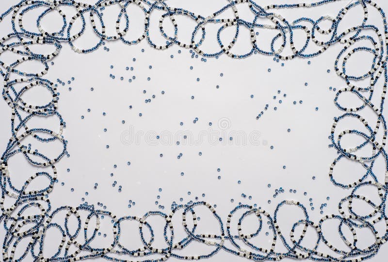 Three strands of beads stock photo. Image of mardi, jewelry - 111954204