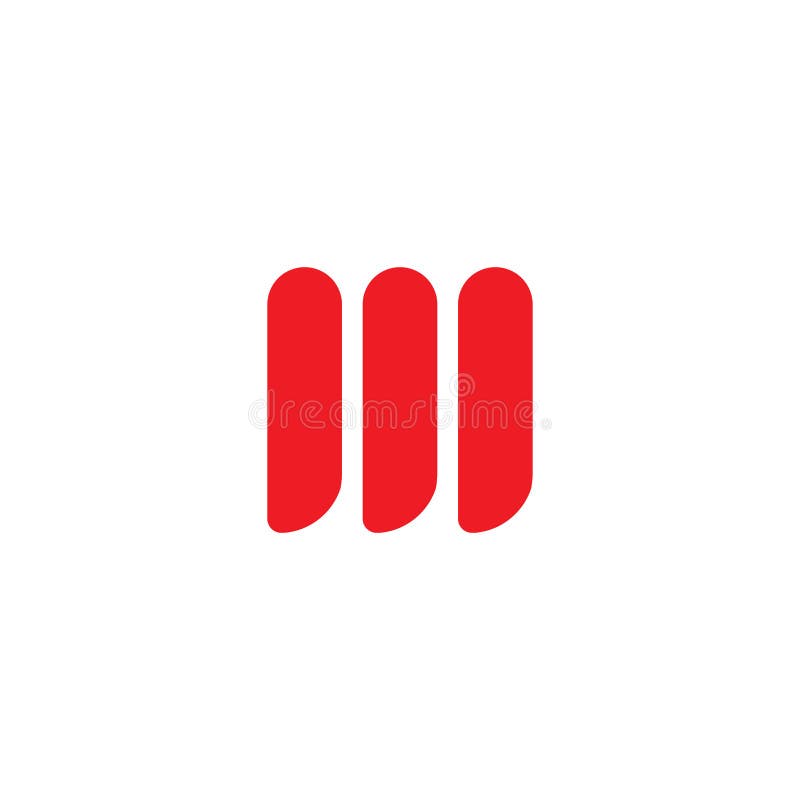 Set Of Three 3 Stripes Logo Vector Design Connected Colorful Swoosh ...