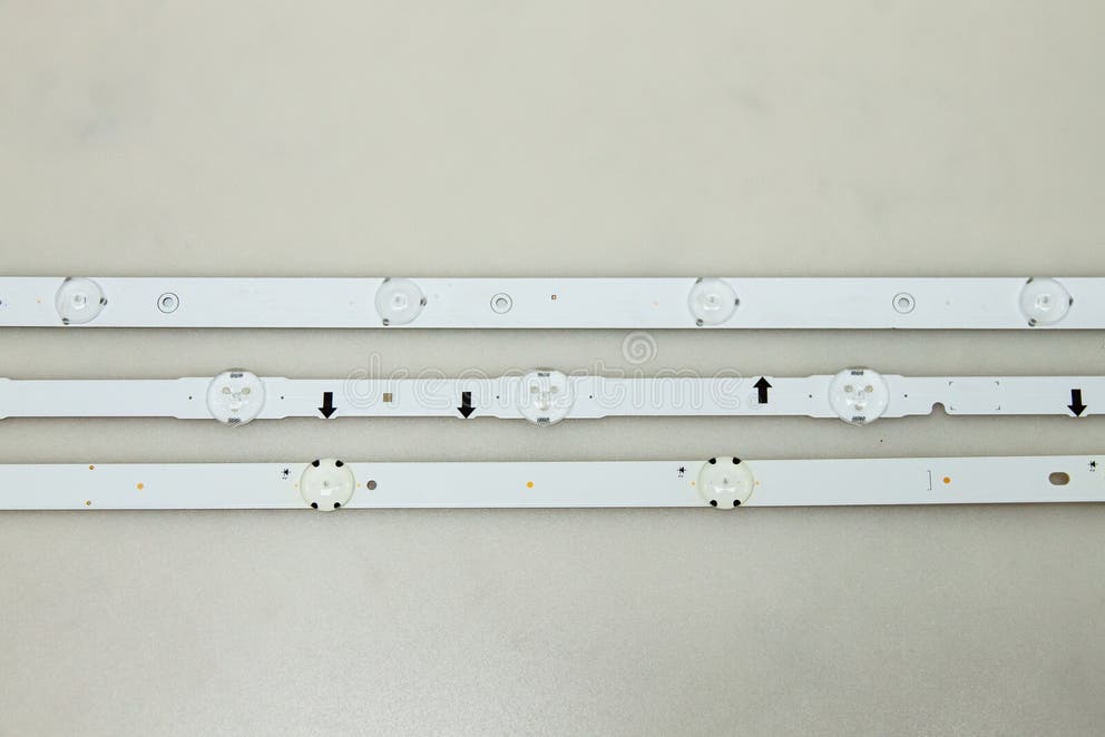 Three Strips of Led Backlight for the LCD TV. Repair of Led TV Stock ...