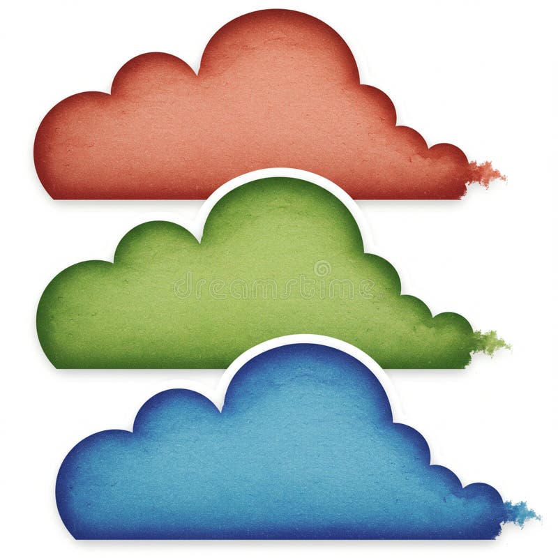 Three cloud icon stock illustration. Illustration of pattern - 67927295