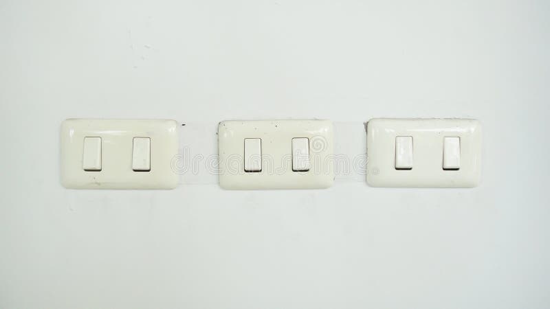 Three switch stock photo. Image of electrical, switch - 78365752
