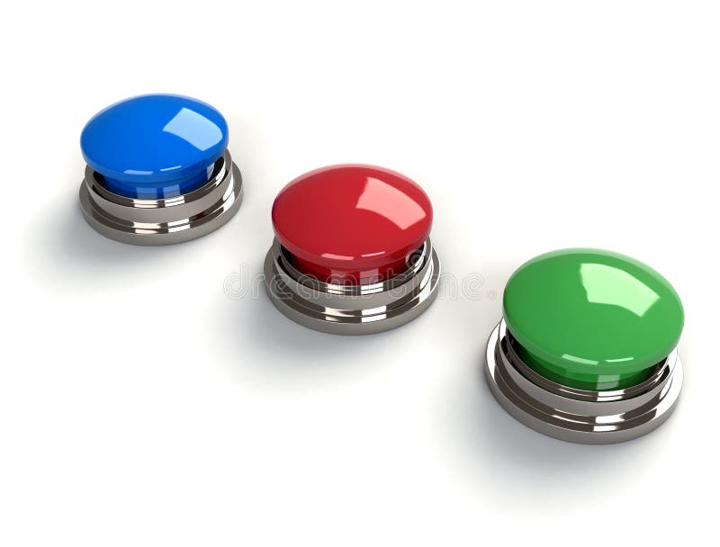 Three Switches White Background Stock Illustration - Illustration of ...