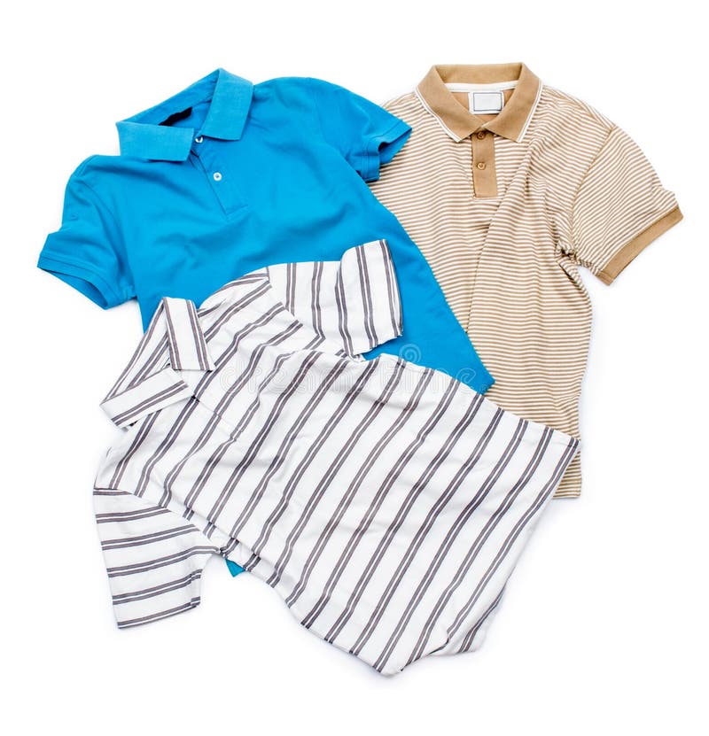 Three t-shirts stock photo. Image of advertising, casual - 55496562