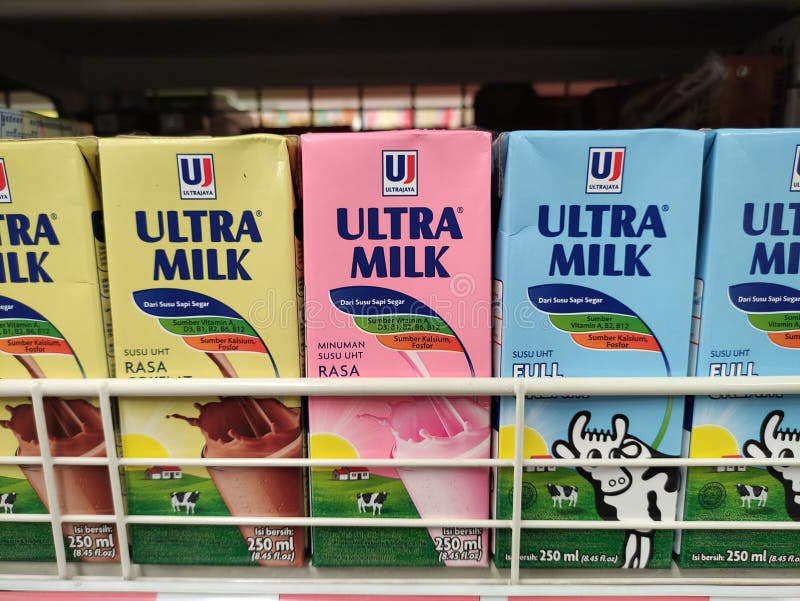 Three Taste of Ultra Milk, Strawberry, Chocolate, and Original ...