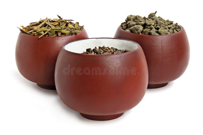 Three tea cups stock image. Image of diet, food, fragrant - 4930217
