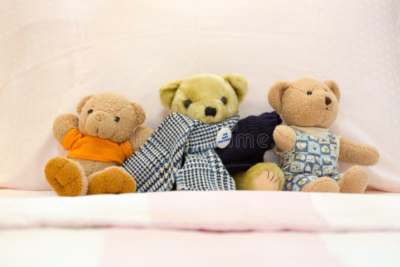 Three Teddy Bears for My Children Stock Image - Image of children ...