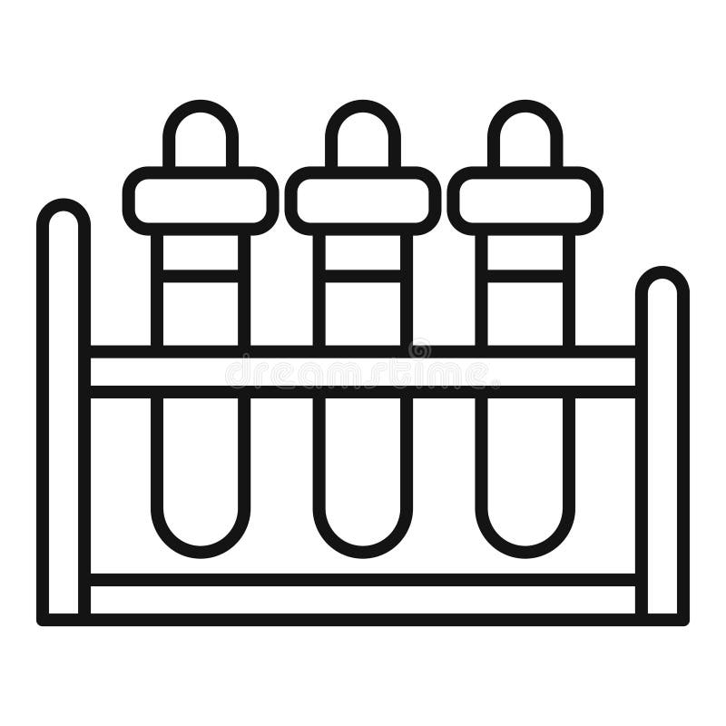 Three Test Tubes Illustration Stock Vector - Illustration of laboratory ...