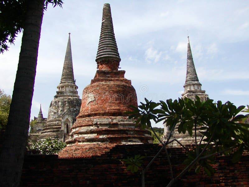 Three Thai Temples stock image. Image of religion, building - 405167
