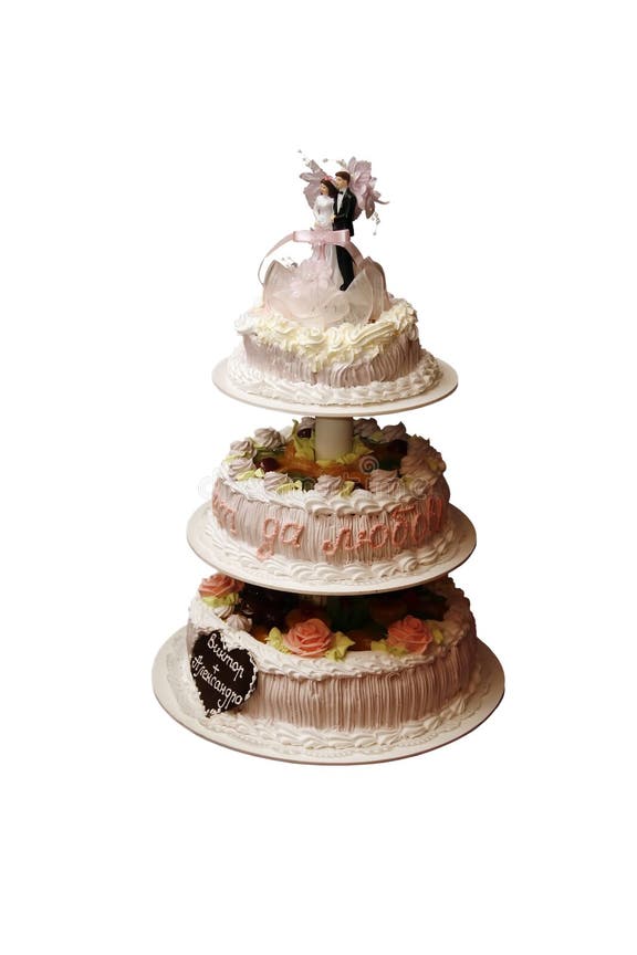 Three-tier wedding pie stock photo. Image of marriage - 2193268