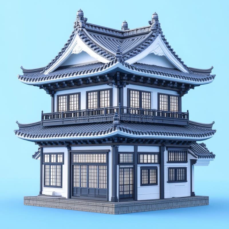 The Three-tiered Abstract Building is Characterized by Its Curved White ...