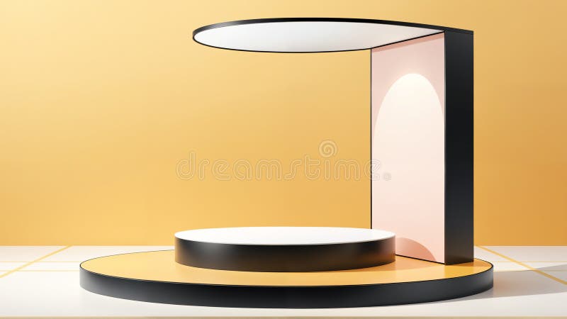 3D Rendered Product Demonstration Stage with HD Background Stock ...