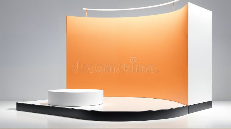 3D Rendered Product Demonstration Stage with HD Background Stock ...