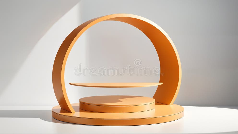 3D Rendered Product Demonstration Stage with HD Background Stock ...