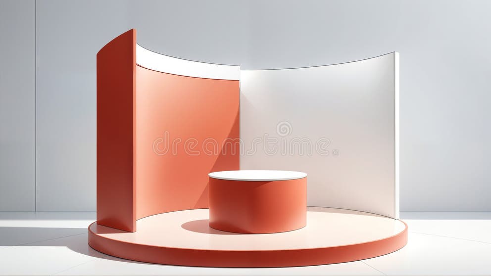 3D Rendered Product Demonstration Stage with HD Background Stock ...