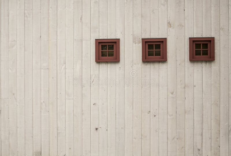 Three Tiny Windows stock photo. Image of lined, identical - 44340150