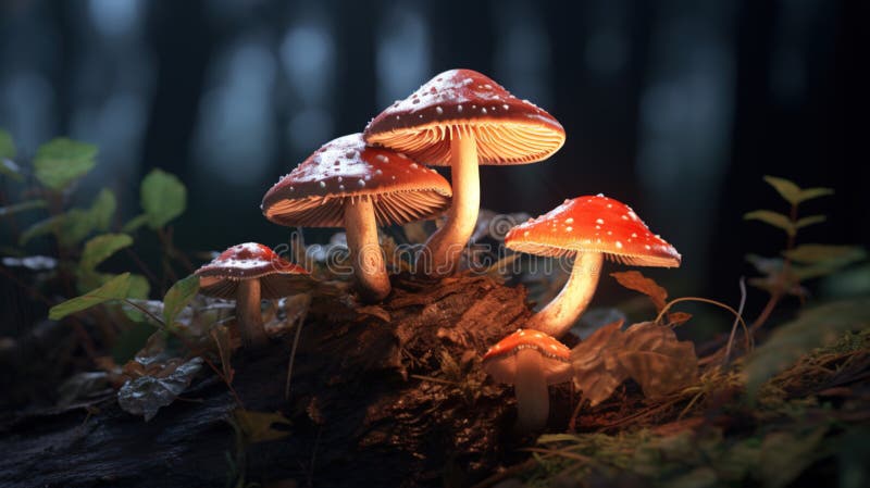 Night Toadstools Stock Illustrations – 302 Night Toadstools Stock ...