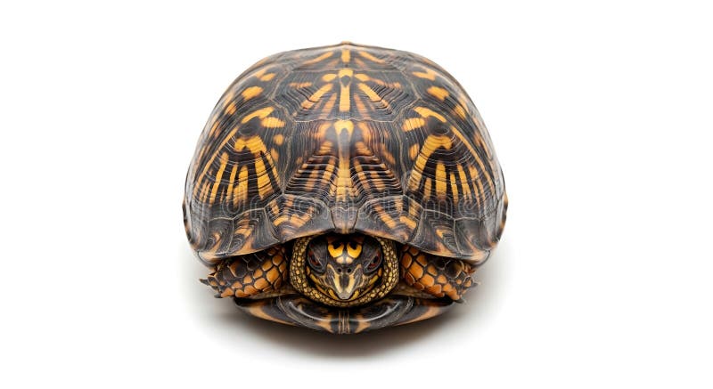 A Three-toed Box Turtle (Terrapene Carolina Triunguis) is Fully ...