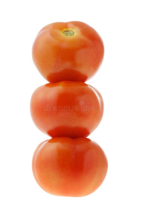 Three tomatoes stock photo. Image of background, agriculture - 7280454