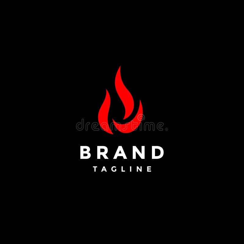 Three Tongues of Fire Symbol Logo Design Stock Illustration - Illustration of company, cayenne ...