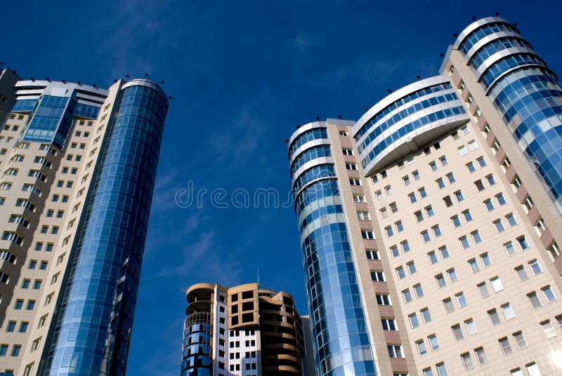 Three tower stock photo. Image of office, city, architecture - 2663046