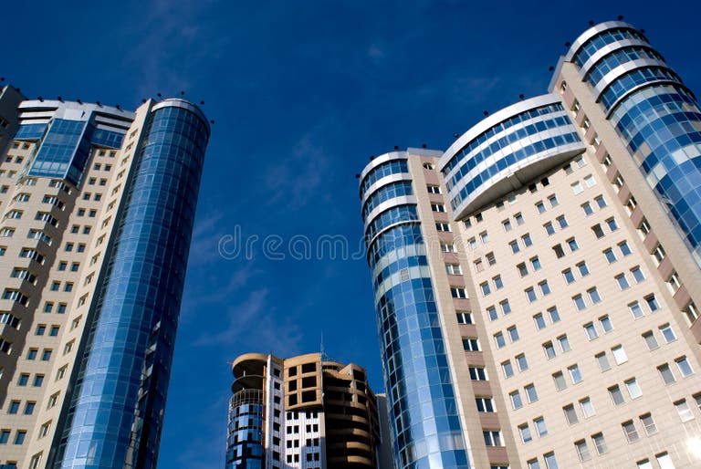 Three tower stock photo. Image of office, city, architecture - 2663046