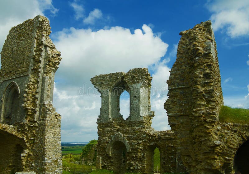 The three towers stock photo. Image of corfe, three - 119847430