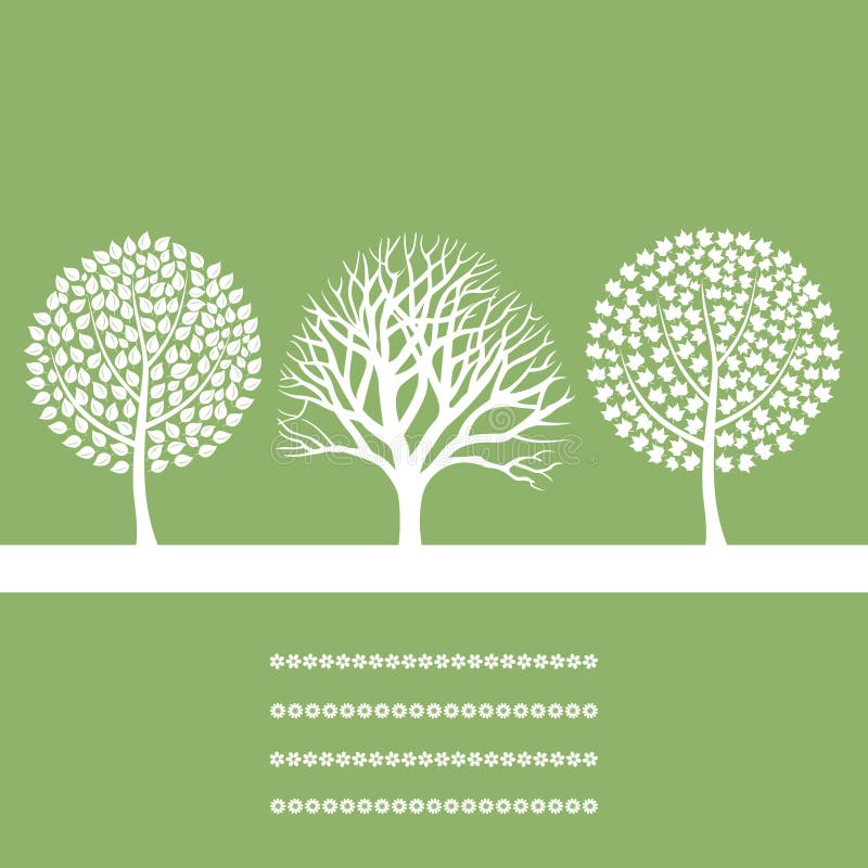 Three Trees Stock Illustrations – 28,299 Three Trees Stock ...