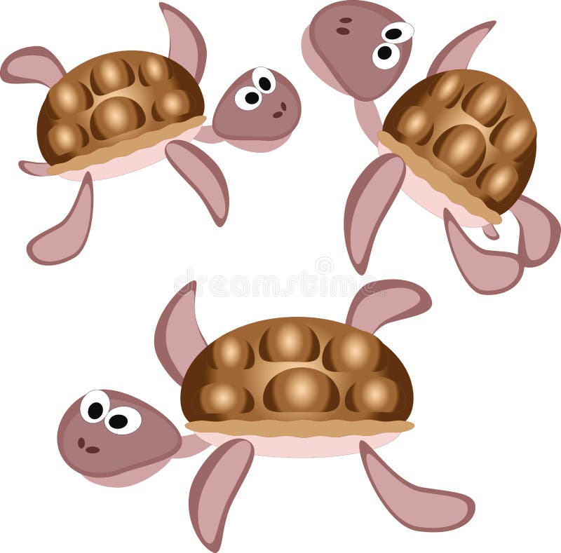 Sea animals family stock vector. Illustration of family - 14636392