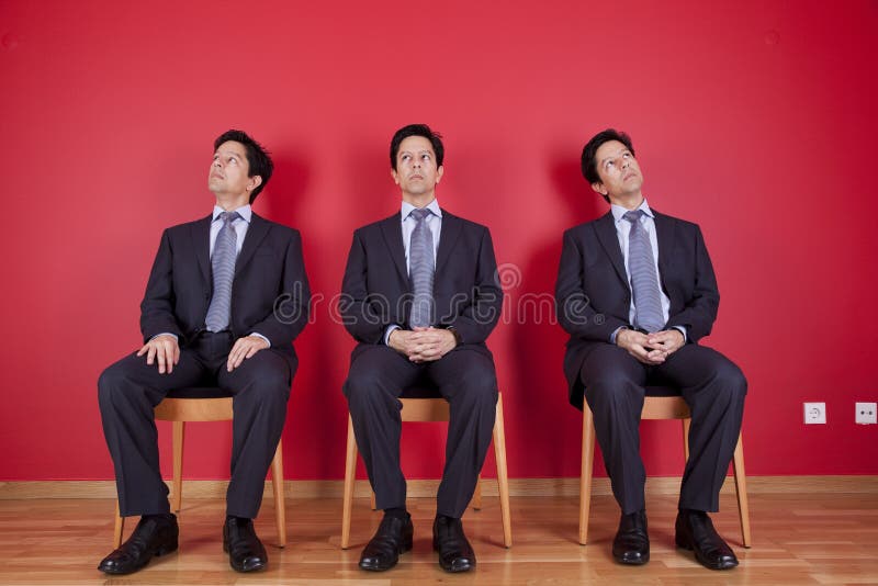 Three Businessman at the Field Stock Image - Image of landscape, global ...