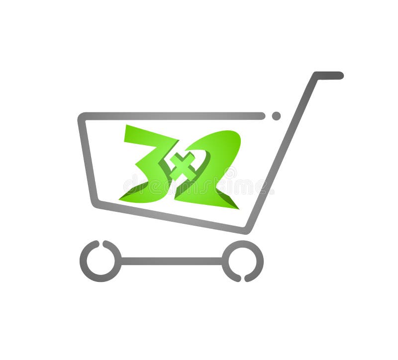 Three in two offer icon stock vector. Illustration of sign - 150363984