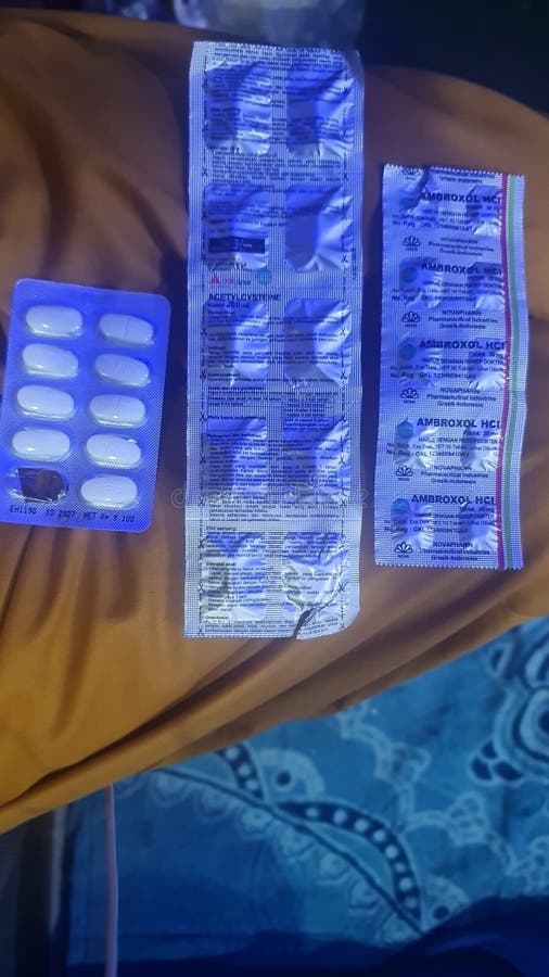 Three Types of Medicine for Phlegmy Cough Editorial Stock Photo - Image ...