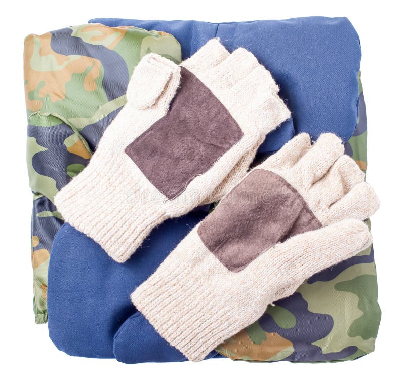 Three Types of Mittens, Winter, Warm Stock Photo - Image of textile ...