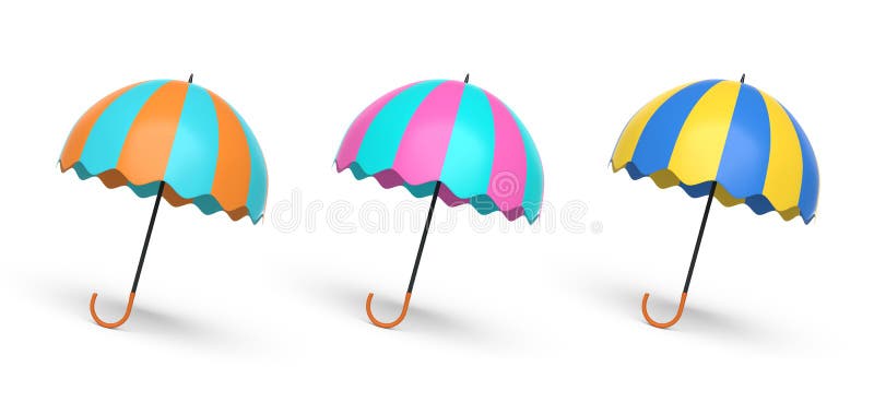 Three Umbrellas Stock Illustrations – 176 Three Umbrellas Stock Illustrations, Vectors & Clipart ...