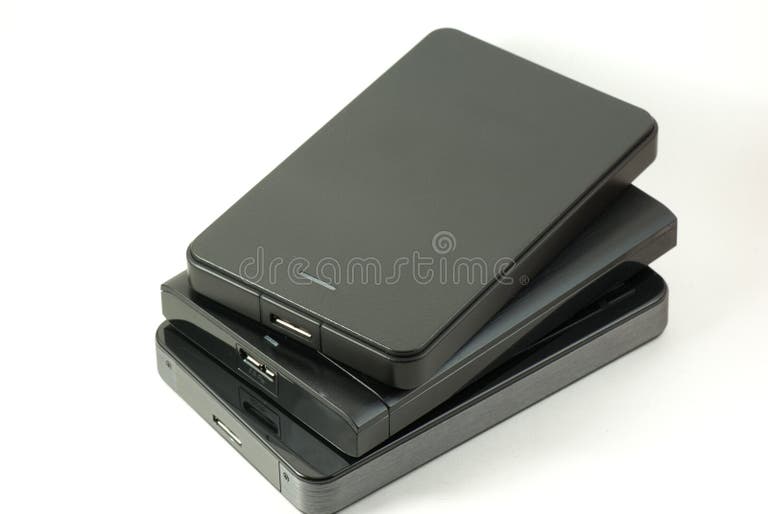 Pile of External USB Hard Drive Stock Image - Image of technology ...