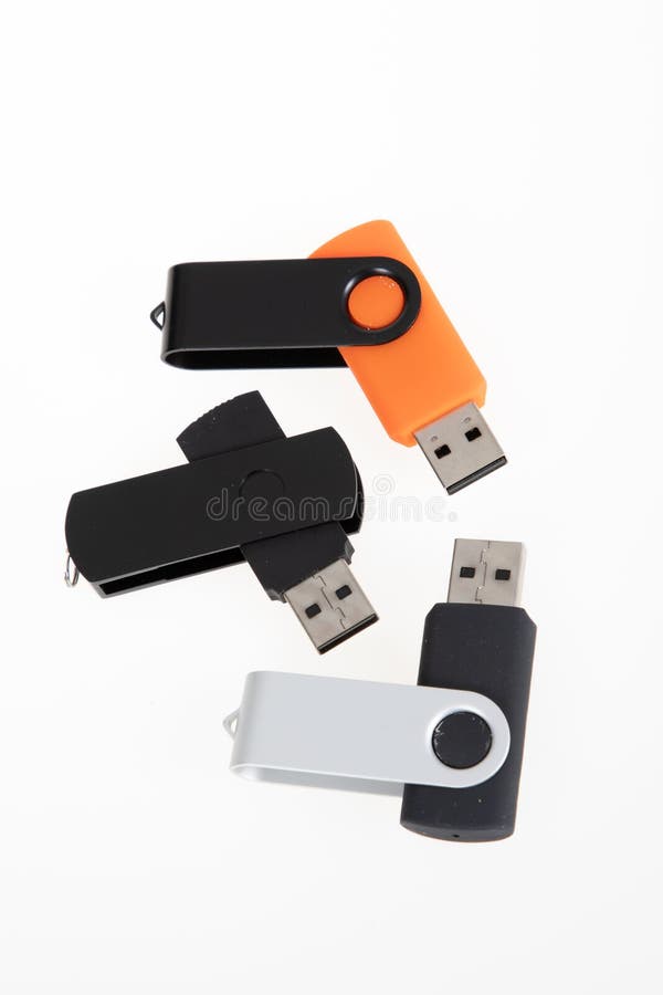 Multiple Usb Key Different for Template and Mock Up Stock Image - Image of background, design ...