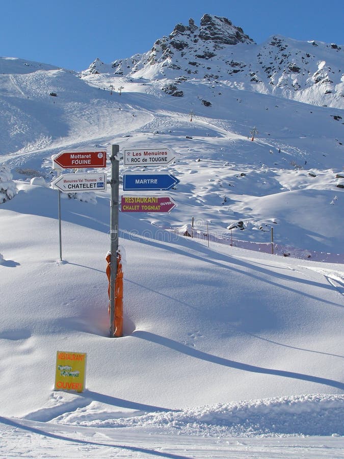 Three valley, France stock image. Image of skiing, rock - 29210985