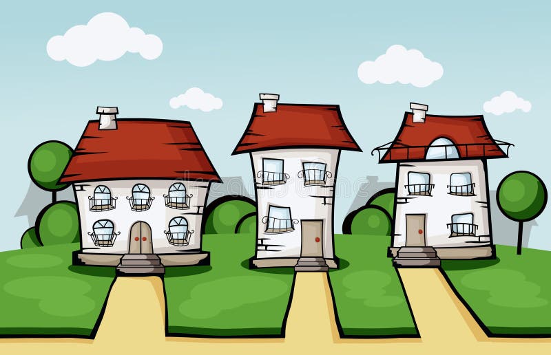 Cartoon Housing Development Stock Illustrations – 2,404 Cartoon Housing ...