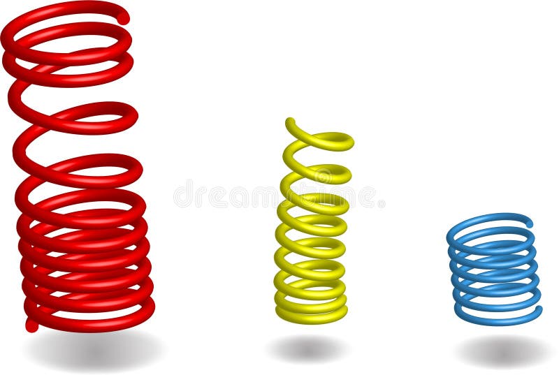 Springs stock vector. Illustration of terse, squeeze, grip - 6728521