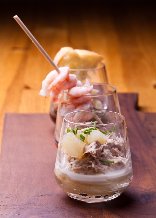 Verrines stock photo. Image of elegance, cuisine, chive - 14241394