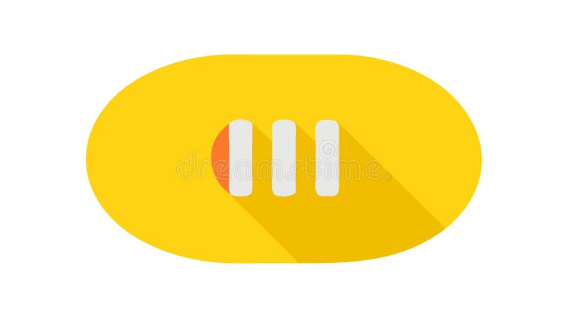 Three Vertical Bars Icon, Represents Signal Strength or Levels, Vector ...