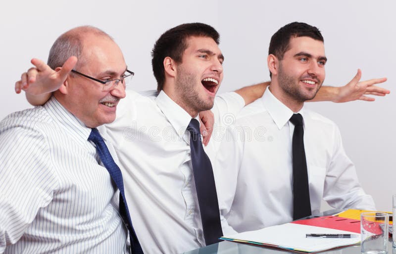 Very happy man stock photo. Image of adult, african, laugh - 18060042