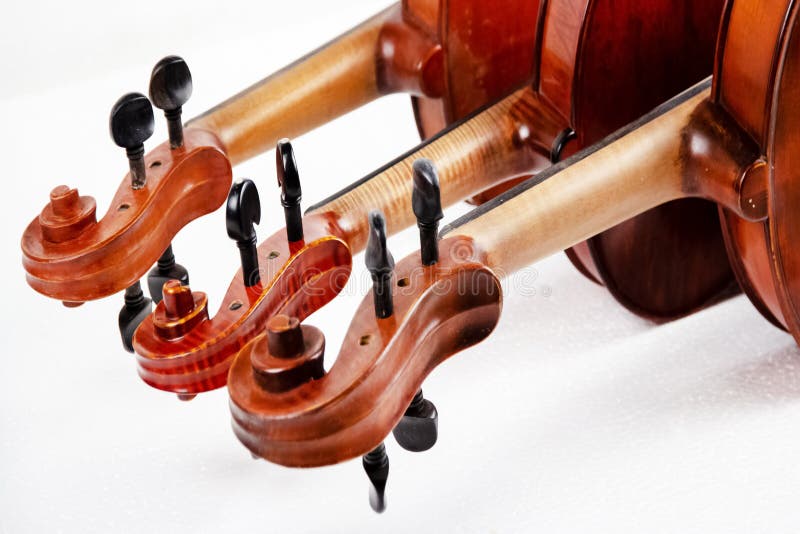 The Construction Of Violin,Scroll,Pegbox And Neck,they Are Stacked On ...