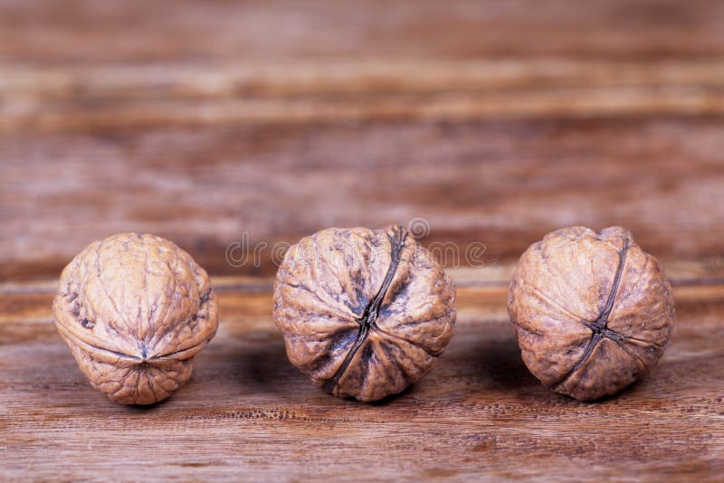 Three walnuts stock image. Image of close, food, health - 24642901