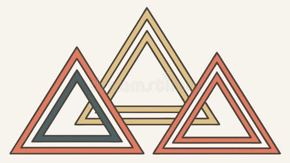 Three Warning Triangle Signs, Caution and Alert, Vector Design ...