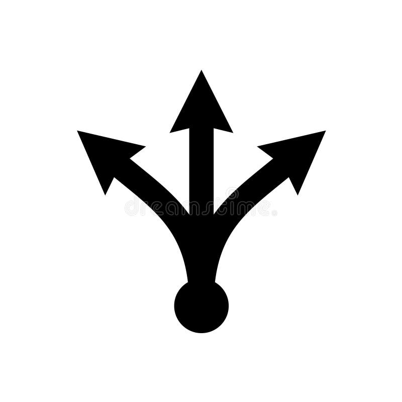 Black Down Arrow