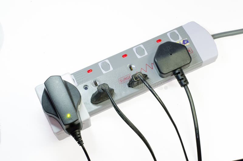 Three way electric socket stock photo. Image of plastic - 53786792