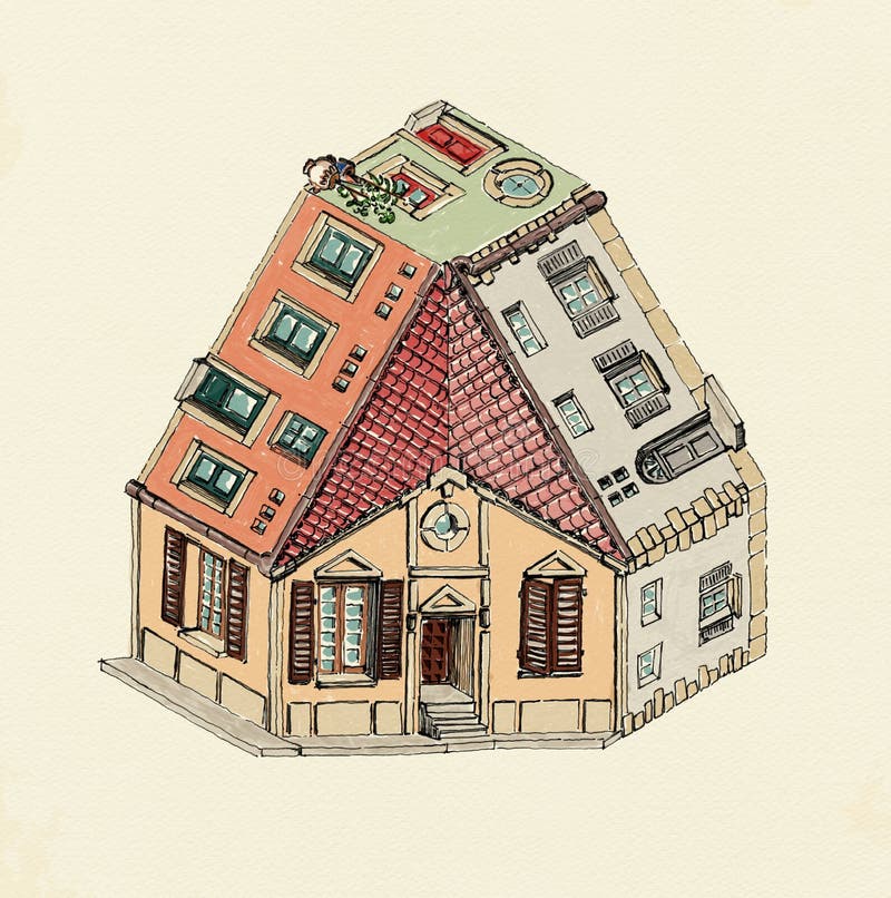 Impossible Geometric Architecture Stock Illustrations – 345 Impossible ...