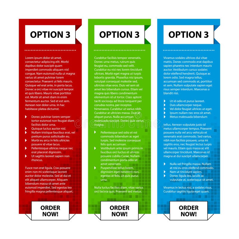 Three web banners stock vector. Illustration of design - 86100432