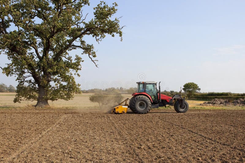 Three wheeled tractor 2 stock image. Image of landscape - 21483411