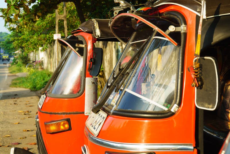 Three Wheeled Tuks are on the Road Editorial Stock Image - Image of ...